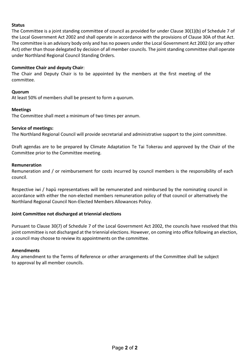 Agenda of Joint Climate Change Adaptation Committee - Monday, 20 ...